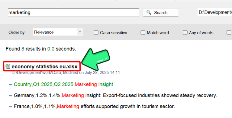 Search Text in Multiple Excel Files - SeekFast Blog